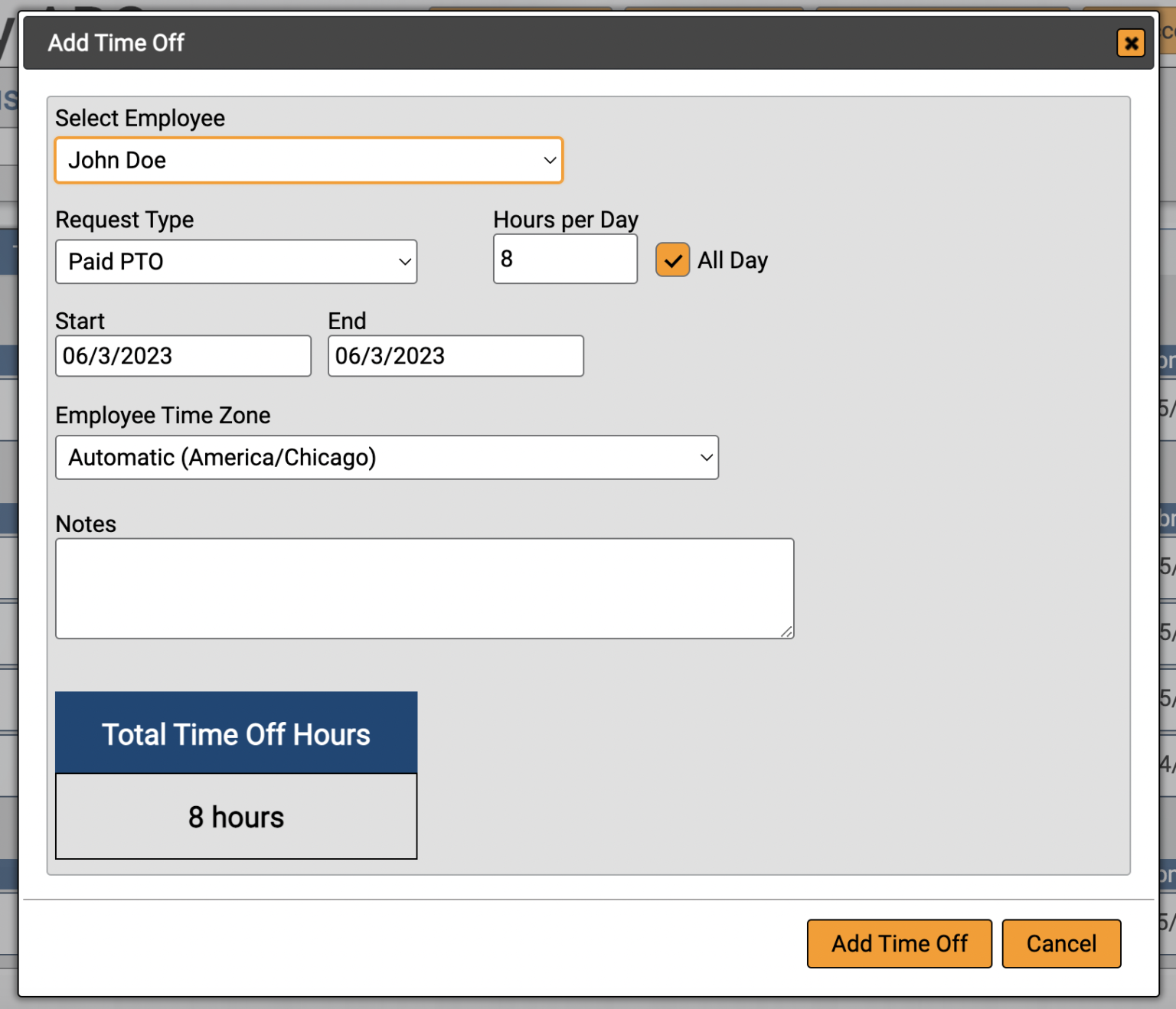 Introducing Our New Time Off Feature - ezClocker