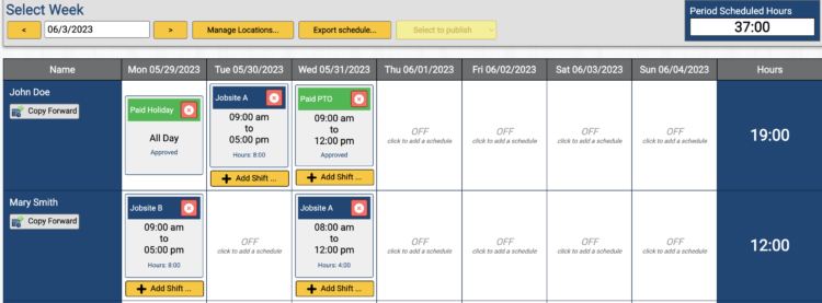 Introducing Our New Time Off Feature - ezClocker