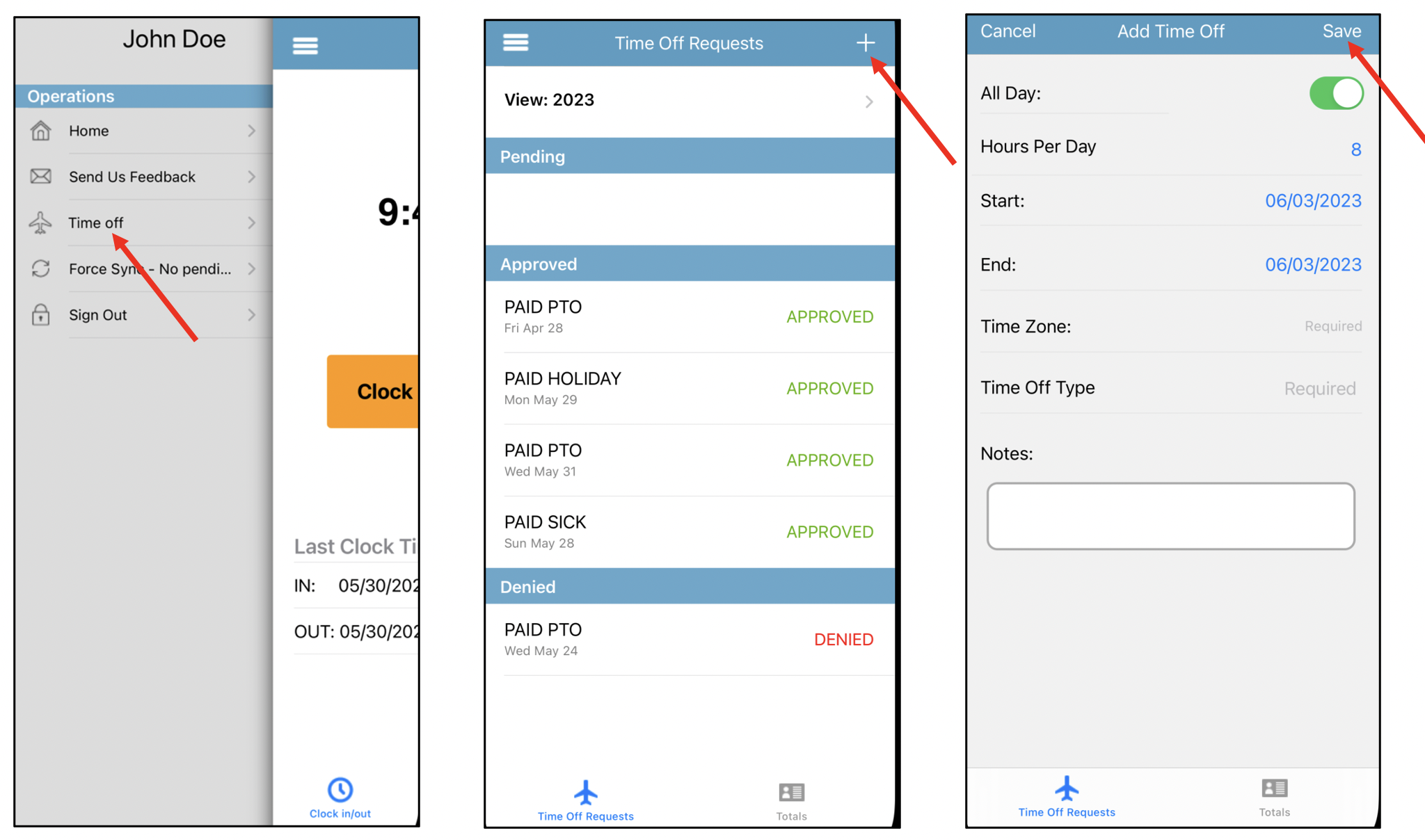 Introducing Our New Time Off Feature - ezClocker